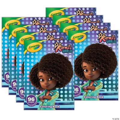 Coloring Book Karma'S World, 96 Pages, Pack Of 8