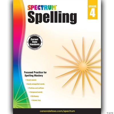 Spelling Workbook, Grade-4, Paperback