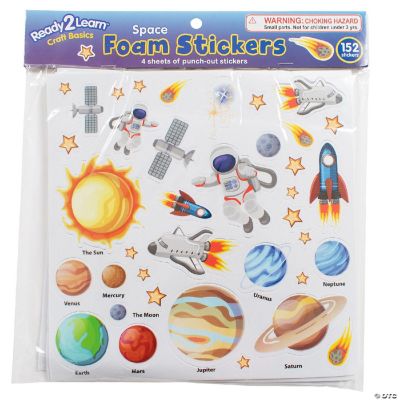 Foam Stickers, Space, Pack Of 152 | Oriental Trading