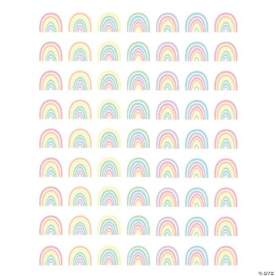 Pastel Pop Rainbows Mini Stickers