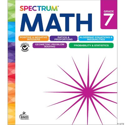 Spectrum 7th Grade Math Workbooks, Ages 12 to 13, Covering Geometry ...