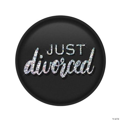 Beistle - Just Divorced Button - 6 Pack | Oriental Trading