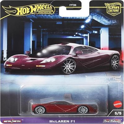 Hot Wheels Premium Car Culture McLaren F1 1:64 Scale Die-Cast Real ...
