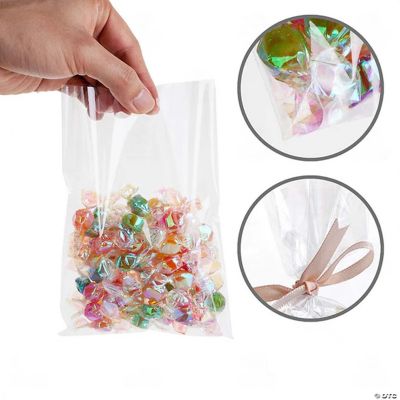 200 Count 10x13 Glossy White Poly Bags | Oriental Trading