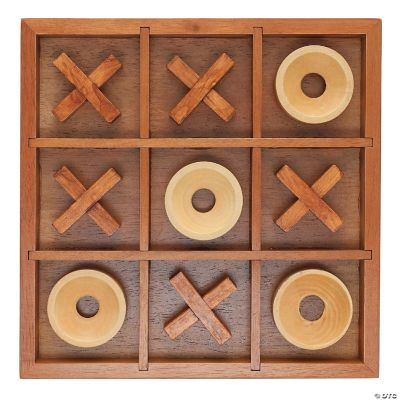WE Games Tic Tac Toe Wooden Board Game, Patio Decor, Outdoor Games ...