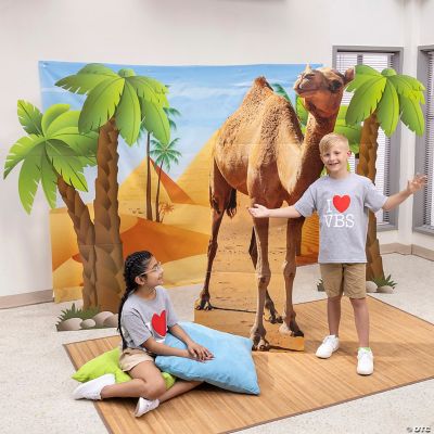 Egyptian VBS Backdrop & Stand-Ups Decorating Kit - 4 Pc. | Oriental Trading