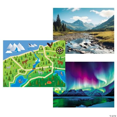 8 Ft. x 6 Ft. Great North VBS Backdrop Assortment - 3 Pc.