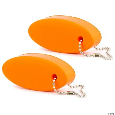Orange Foam Floating Key Chain Key Floats 2pk, Water Sports Outdoors ...