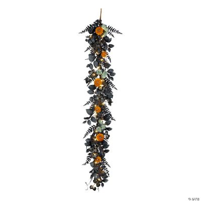 National Tree Company 20" Artificial Halloween Garland with Pumpkins ...