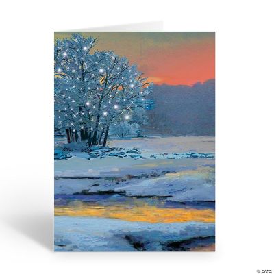 Stonehouse Collection Magical Trees in Forest Christmas Card 18 Boxed ...