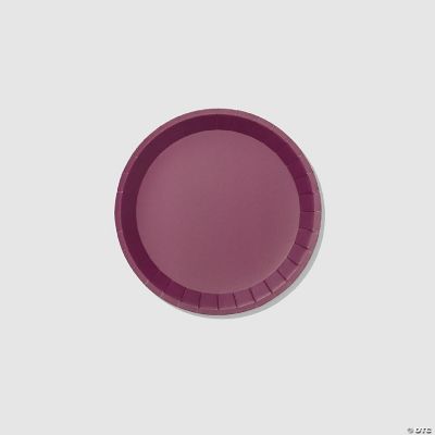 Plum Classic Small Plates -10/Pack - 10 Pieces | Oriental Trading