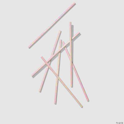 Iridescent Paper Straws -25/Pack - 25 Pieces