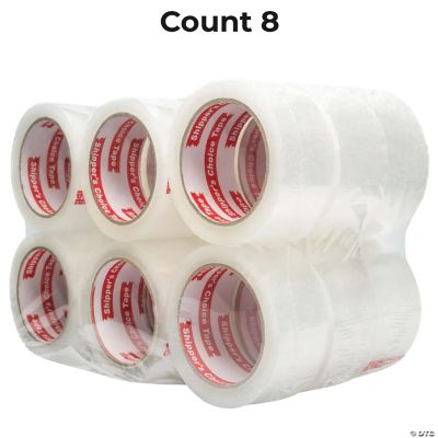 8 Count 36 rolls industrial Tape 2 inch | Oriental Trading