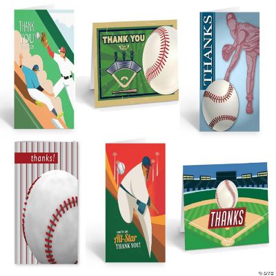 Stonehouse Collection Assorted Baseball Note Cards, A Variety of ...