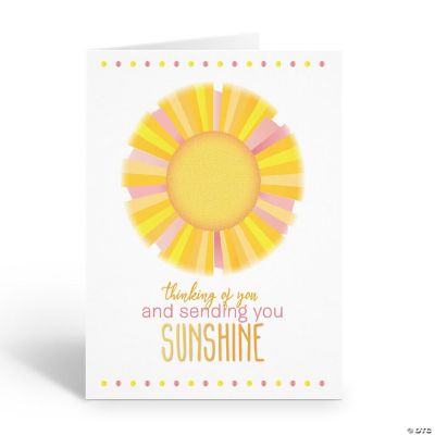 Stonehouse Collection Sending Sunshine Note Cards, Thinking of You Note ...