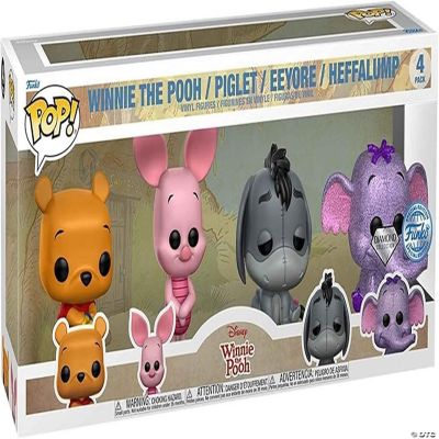 Funko Pop! Disney: Winnie The Pooh 4 Pack Winnie, Piglet, Eyeore ...