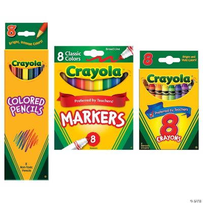 Crayola® Markers, Crayons & Colored Pencils Art Supplies Coloring Set ...