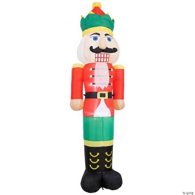 Sunnydaze Nathaniel the Nutcracker Christmas Inflatable - 8' H ...