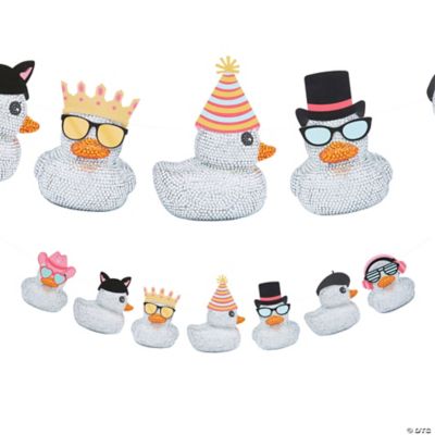 7 ft. Bling Ducks Ready-to-Hang Cardstock Garland with Accessories – 10 ...