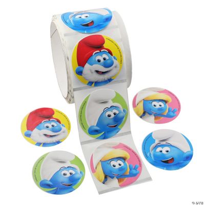 2" diam. Bulk 144 Pc. Smurfs™ Characters Party Favor Sticker Assortment ...