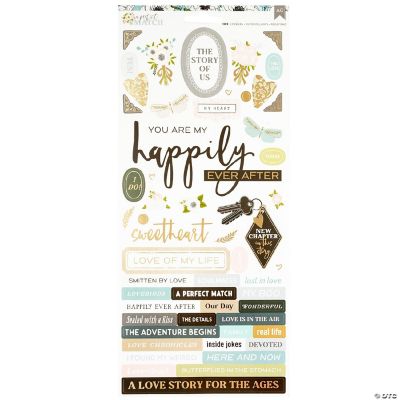 A Perfect Match Cardstock Stickers 6"X12" 109/Pkg-Icons, Gold Foil ...