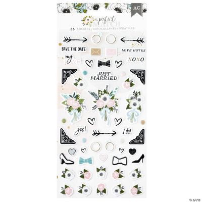 American Crafts A Perfect Match Puffy Stickers 55/Pkg-Icons | Oriental ...