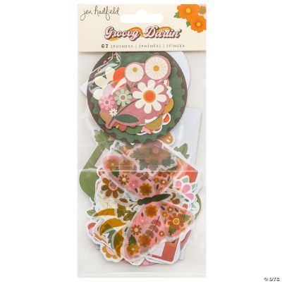 Jen Hadfield Groovy Darlin' Ephemera-Icons | Oriental Trading