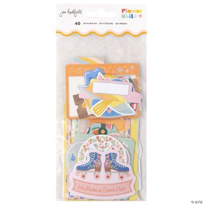 Jen Hadfield Flower Child Ephemera Cardstock Die-Cuts-Journal W/Silver ...