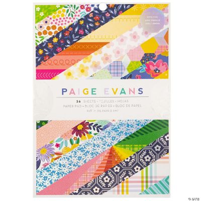 American Crafts Single-Sided Paper Pad 6"X8" 36/Pkg-Paige Evans ...