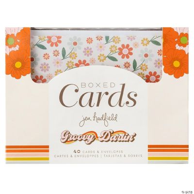 American Crafts A2 Cards W/Envelopes (4.375"X5.75") 40/Box-Jen Hadfield ...
