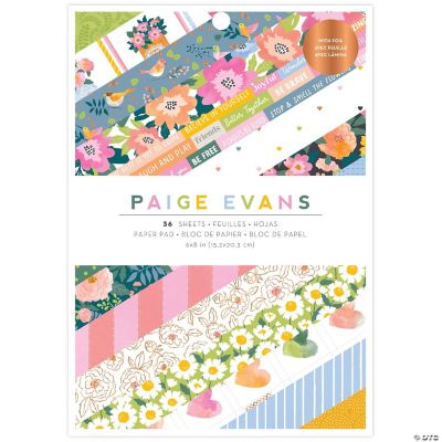American Crafts Single-Sided Paper Pad 6"X8" 36/Pkg-Paige Evans Garden ...