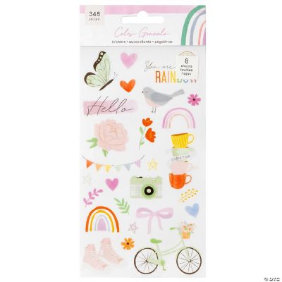 American Crafts Rainbow Avenue Sticker Book-Rose Gold Foil | Oriental ...
