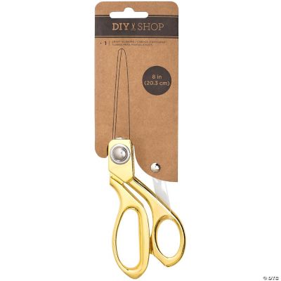 DIY Shop Craft Scissors 8"-Gold Metal | Oriental Trading