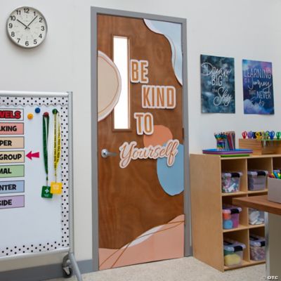 Positive Vibes Motivational Classroom Door Decorating Kit – 5 Pc ...