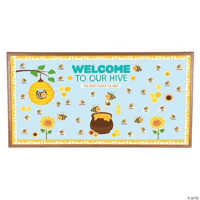Bee-Themed Welcome to our Hive Classroom Bulletin Board Set – 12 Pc ...