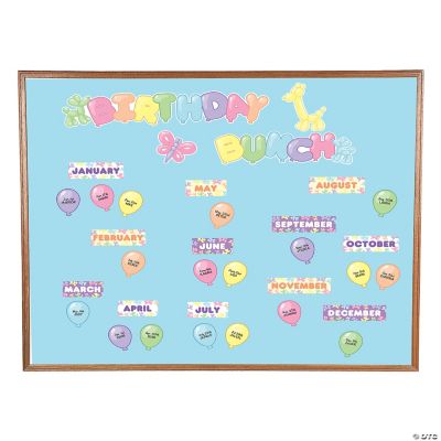 Balloon Dog Themed Happy Birthday Mini Classroom Bulletin Board Set ...