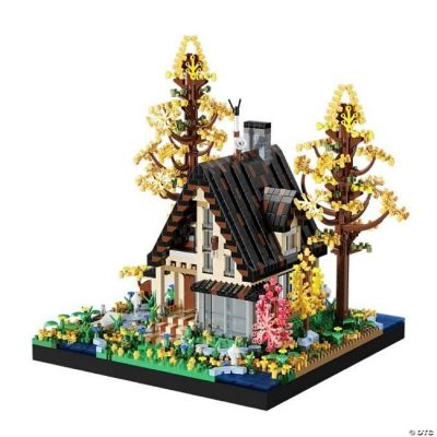 No-Name Unique Mini Micro Bricks Building Blocks Forest Cabin with ...
