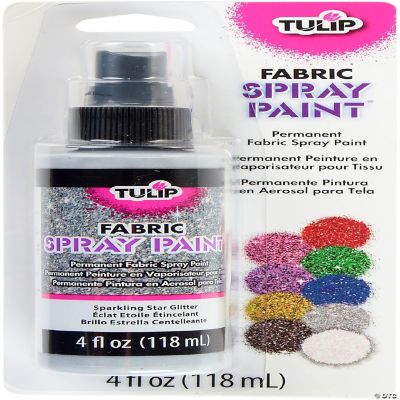 Tulip Fabric Spray Paint 4oz-Sparkling Star Glitter | Oriental Trading
