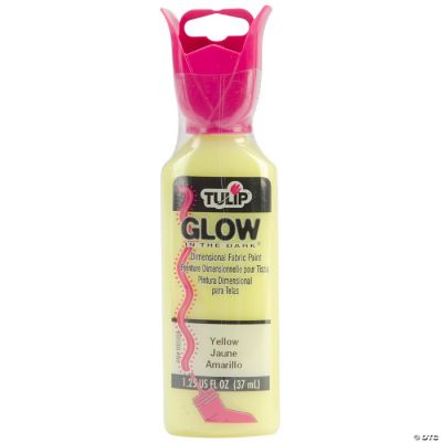 Tulip Dimensional Fabric Paint 1.25oz-Glow In The Dark - Yellow ...