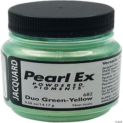 Jacquard Pearl Ex Powdered Pigment .5oz-Duo Green-Yellow | Oriental Trading