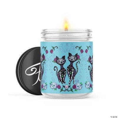 Sugar Skulls Cats - 22-oz Candle Jar - Warm Vanilla Sugar - Miss Fluff ...