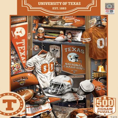 Texas Longhorns - Locker Room 500 Piece Jigsaw Puzzle | Oriental Trading