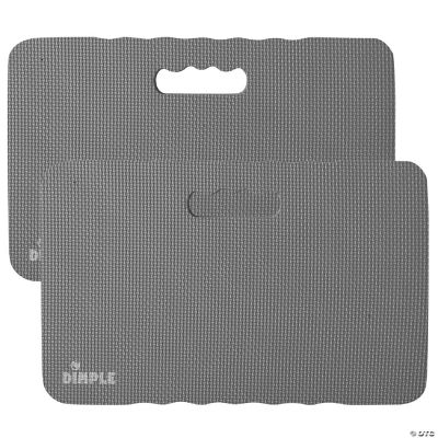 Dimple 1.5" Thick Foam Kneeling Pad Mats Qty 2 Grey for Gardening Yoga ...