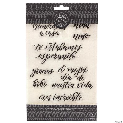 Kelly Creates Acrylic Traceable Stamps-Sentiments (Spanish)
