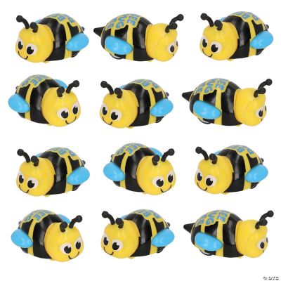 1 1/4" Mini Bee Drug Free Plastic Pull-Back Toys – 12 Pc. | Oriental ...