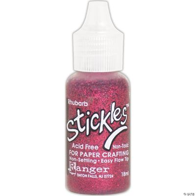 Ranger Stickles Glitter Glue .5oz-Rhubarb | Oriental Trading
