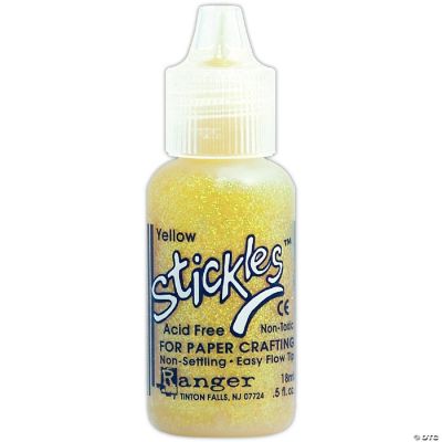 Ranger Stickles Glitter Glue .5oz-Yellow | Oriental Trading