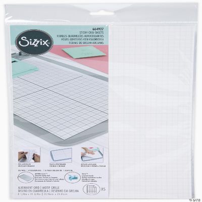 Sizzix Accessory Sticky Grid Sheets 8.25"X11.75"-5 Sheets | Oriental ...