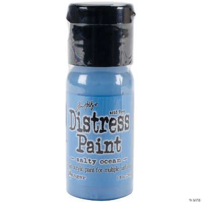 Tim Holtz Distress Paint Flip Top 1oz-Salty Ocean | Oriental Trading