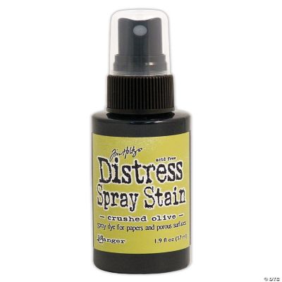 Tim Holtz Distress Spray Stain 1.9oz-Crushed Olive | Oriental Trading